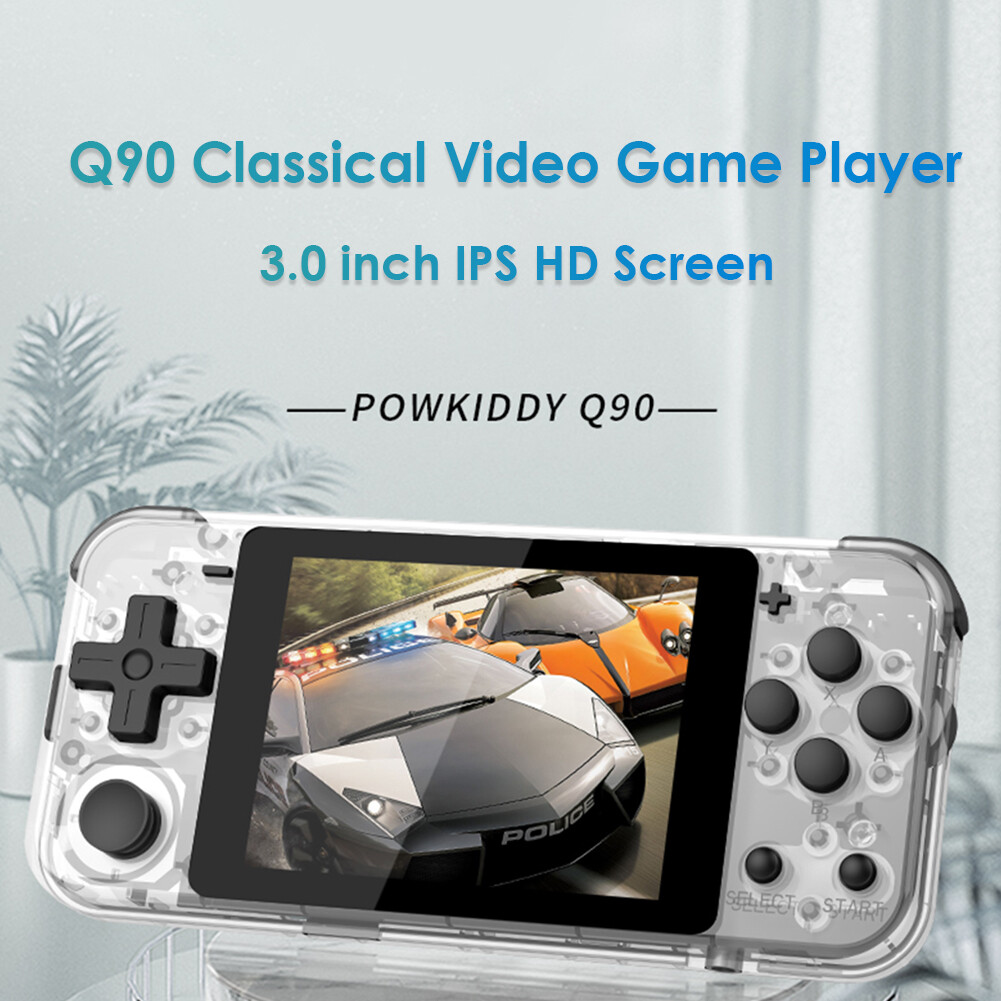 Q90 3.0 inch LCD Retro Handheld Game Player for PSP Game Console (White ...