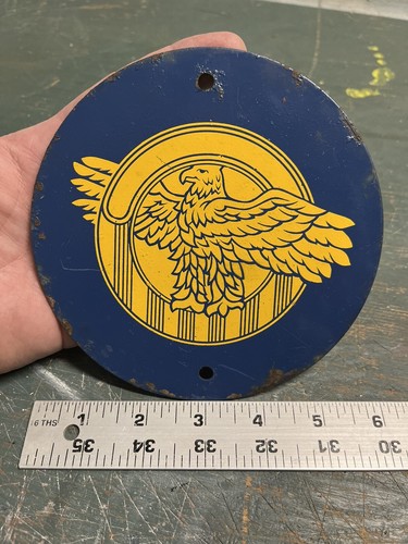 WW2 Military WAR VETERAN Sign Honorable Discharge Ruptured Duck Pilot ...