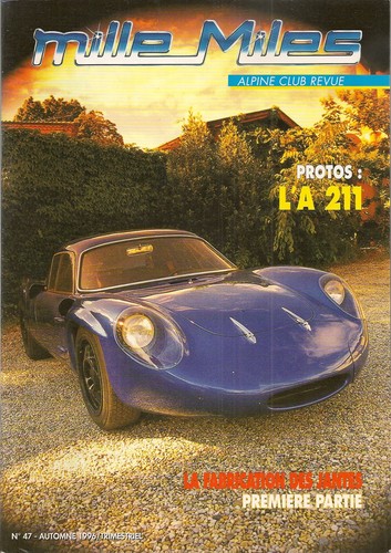 MILLE MILES 47 S1 1996 PROTO ALPINE A211 1967 RENAULT 8 GORDINI | eBay