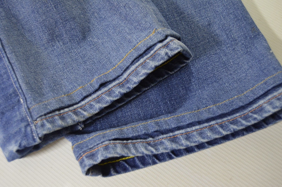vintage LEVIS LVC 701 ribcage wide selvedge JEANS W27 L32 size 8 10 ...