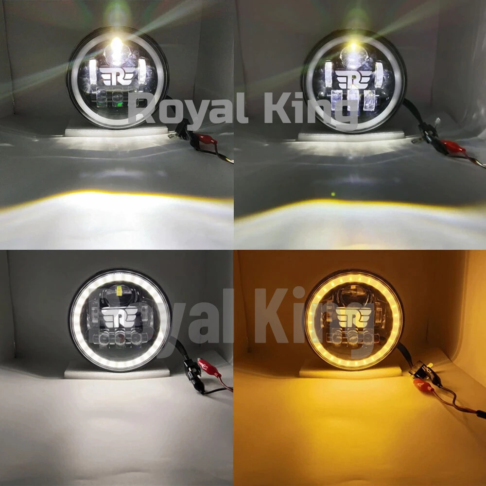 Royal Enfield 7'' LED Headlight For Interceptor 650 & Continental GT ...