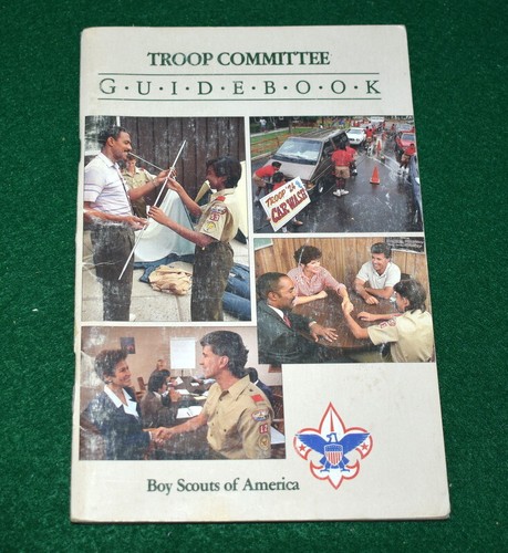 1992 VINTAGE BOY SCOUT BOOK - TROOP COMMITTEE GUIDEBOOK | eBay