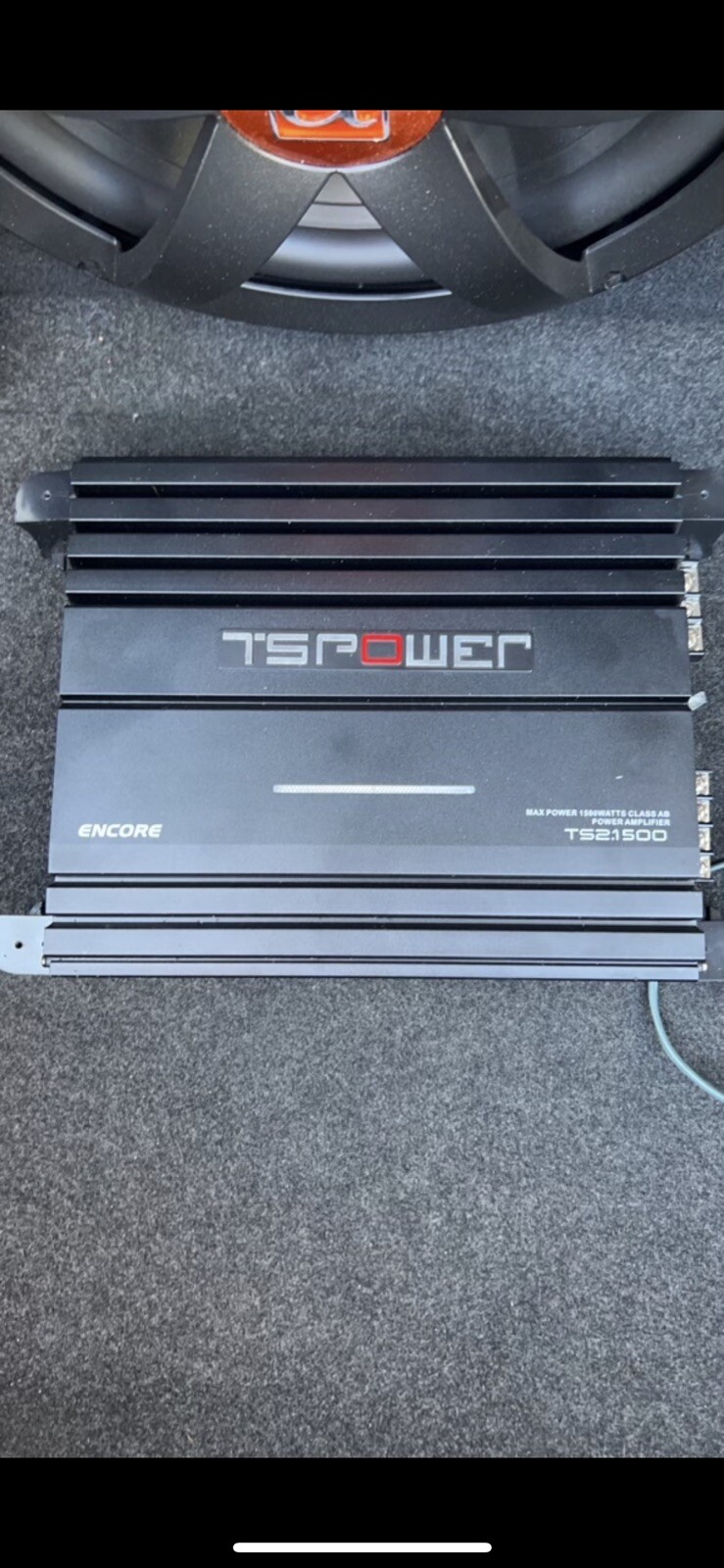 Used NESA TS POWER 2 CHANNEL 1500 WATT CLASS AB AMP JEEP TRUCK WATT RMS ...