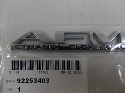 Genuine Holden New Chrome AFM Badge on Boot Suits VE Commodore | eBay