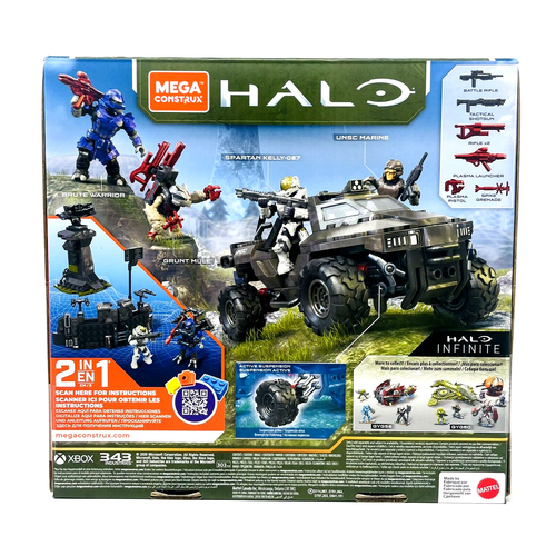 Mega Construx Halo Infinite UNSC Razorback Blitz Building Set (GYG59 ...