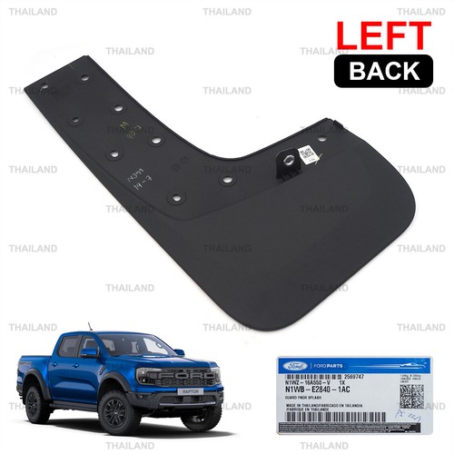 Fits Ford Ranger Raptor Next-Gen 2023 - '25 Rear Left Splash Mud Guard ...