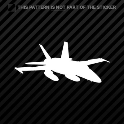(2x) F-18 Hornet Sticker Self Adhesive Vinyl F18 Super Hornet | eBay