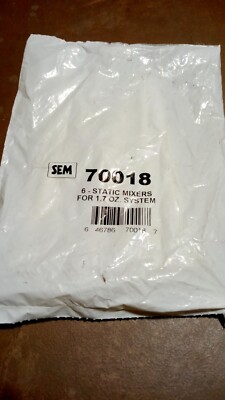 SEM 70018 Static Mixers For 1.7 OZ. System 6 Pack New | eBay