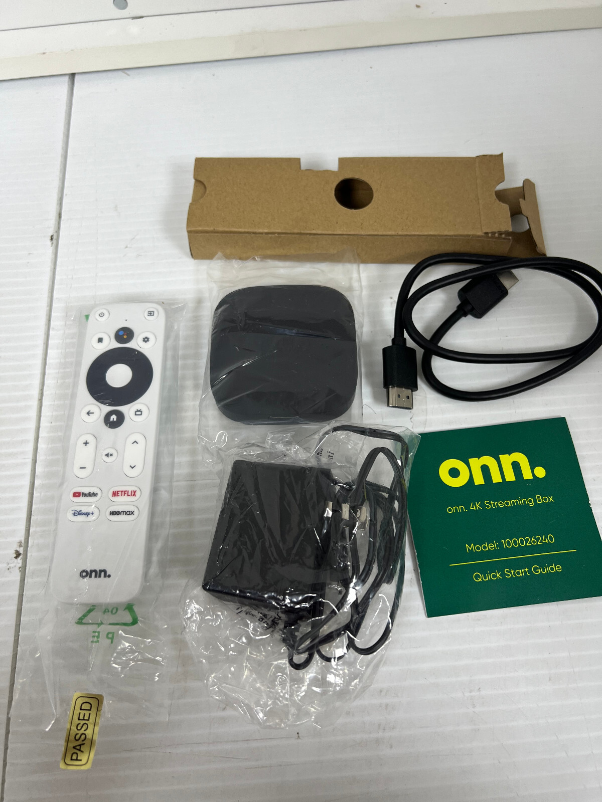 onn. Android TV 4K UHD Streaming Device with Voice Remote Control ...