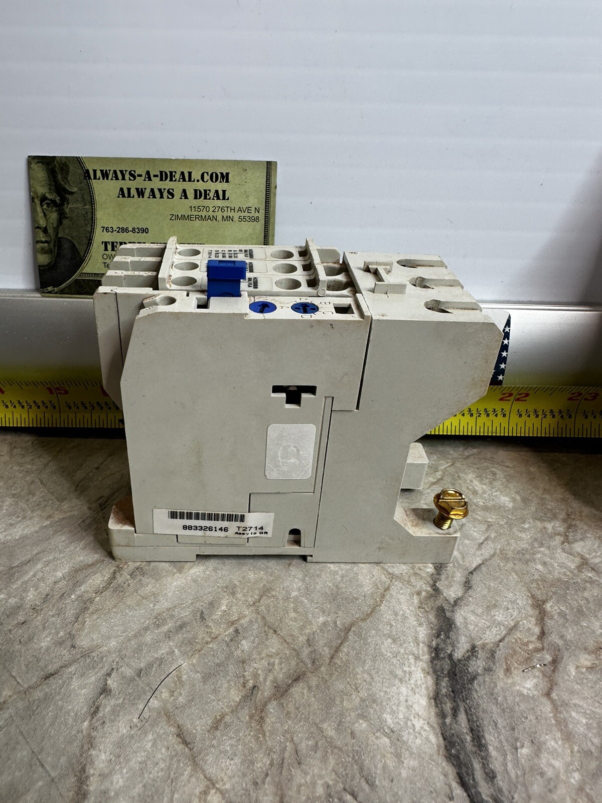 EATON C306TB1 & C306DN3 Contractor Relay W Terminal Base Adapter 2pc ...