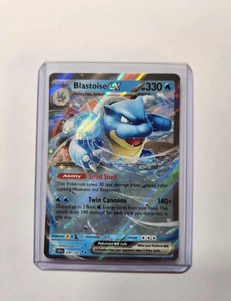 Blastoise Ex Stellar Crown 030/142 NM Pokémon TCG | eBay