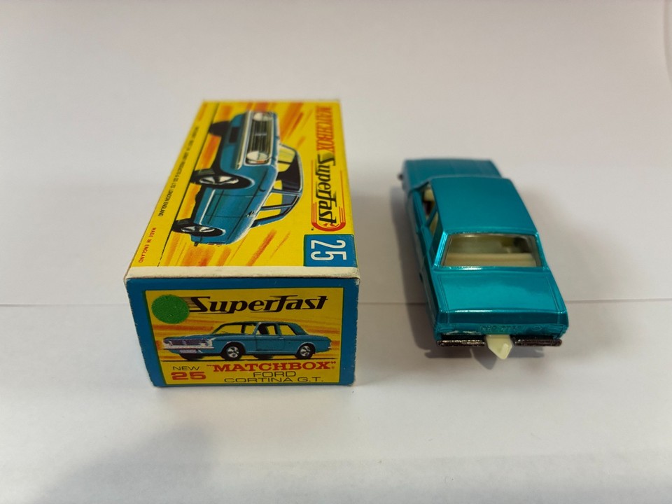 Matchbox Superfast No 25 No.25 Ford Cortina G.T. with Original Box. | eBay