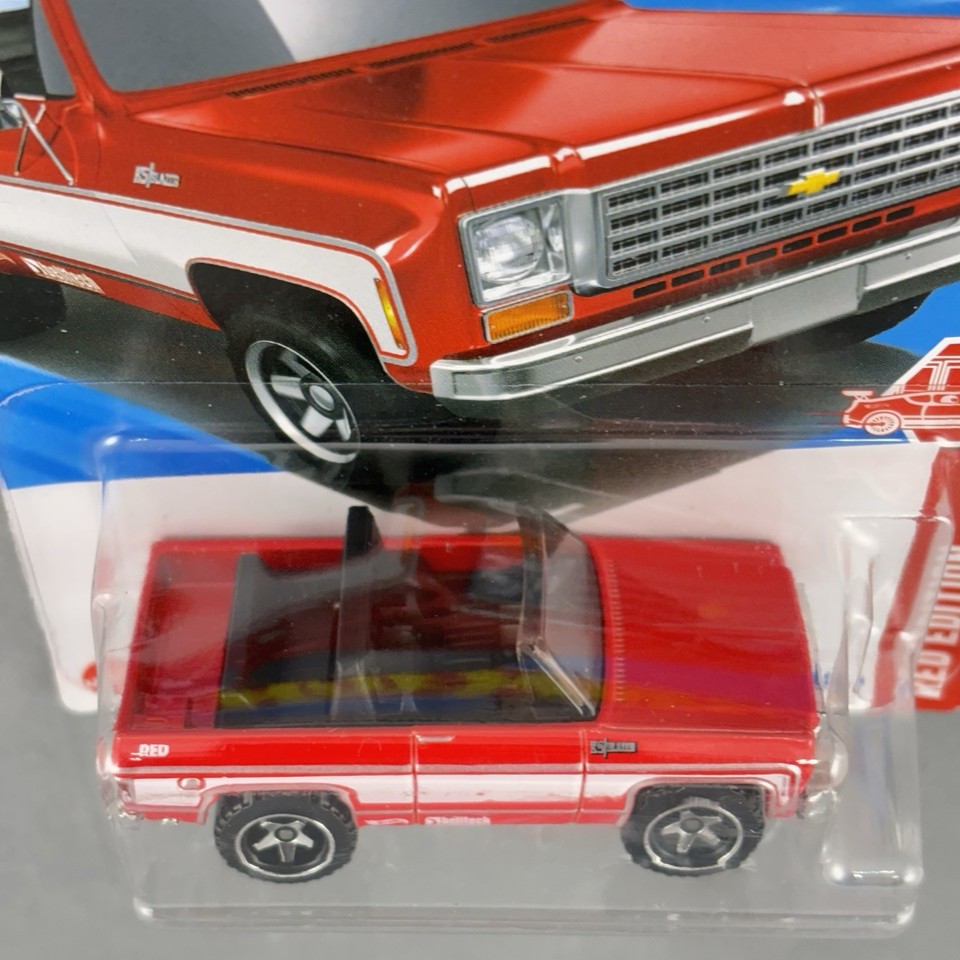 Hot Wheels '75 Chevy Blazer Custom Red Edition 12/12 Target Exclusive ...