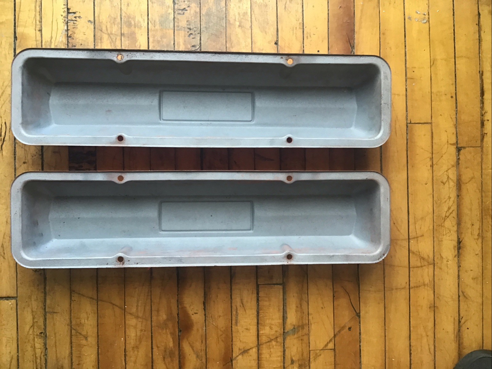 1962-63 Chevy Impala Corvette 327 Valve Covers 1962-63 First Design Oem ...