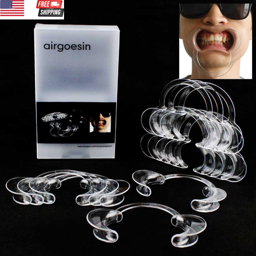 Adult Size 12Pcs Mouth Retractors Dental Lip Cheek Retractor Mouth Lip ...
