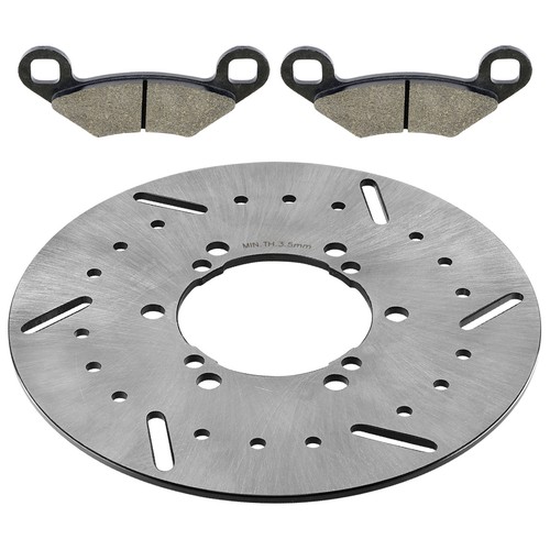 Middle Brake Disc Rotor W/ Brake Pad for Polaris Big Boss 250 4X6 6X6 ...