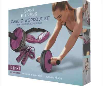 New Lomi Fitness 3-in-1 Cardio Workout Kit Set - 3-Piece, Ruby | eBay