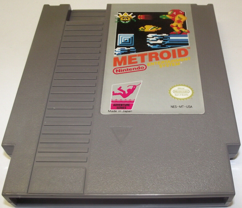 Metroid Nintendo NES - AUTHENTIC, TESTED, WORKS GREAT! Original label ...