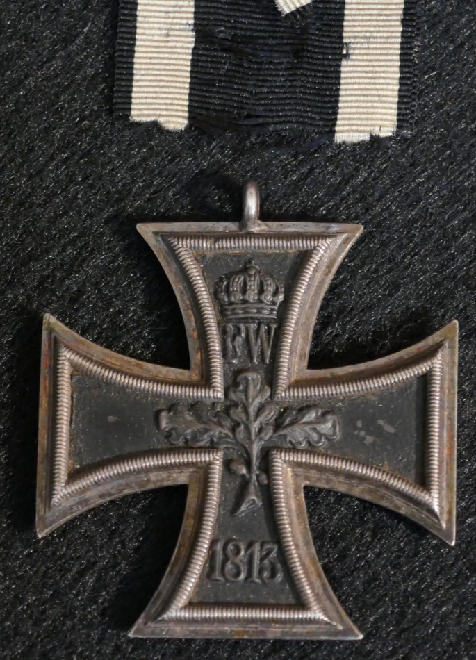 WWI Imperial German Iron Cross 2nd Class Medal EKII W 1914 & Ribbon ...