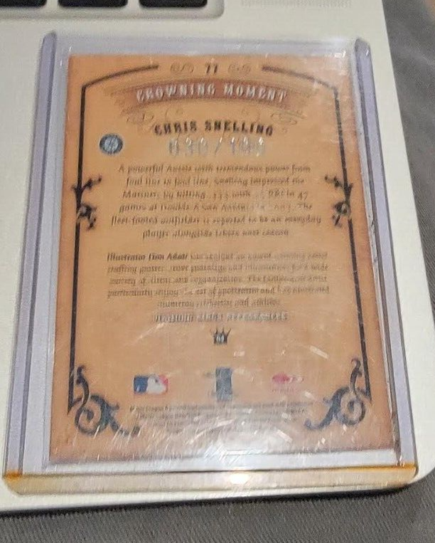 2004 Donruss Diamond Kings Bronze Framed Materials #30/100 Chris ...