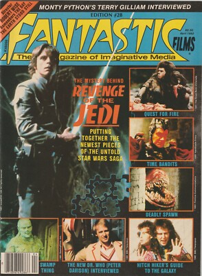 1982 FANTASTIC FILMS Magazine #28 Revenge Of The Jedi Time Bandits ...