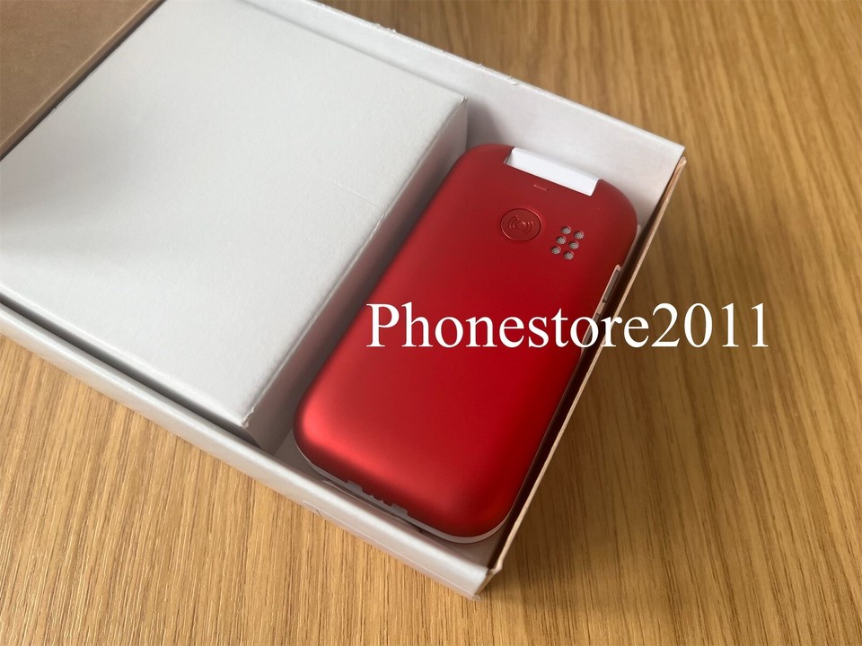 Doro 6820 Big Button Flip Phone 4G 2.8'' Unlocked - Red & White With ...