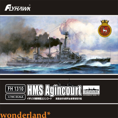 Flyhawk FH1310 1/700 SCALE HMS Agincourt 2019 warship model kit new ...
