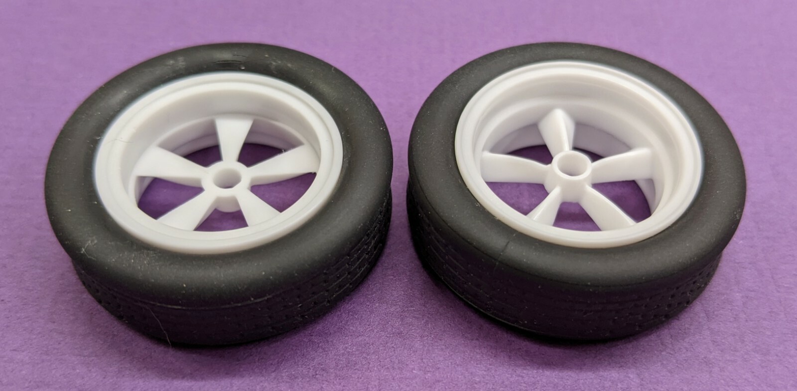 Resin 1/16 American Racing 5 Spoke Funny Car Front Wheels - Fit ...