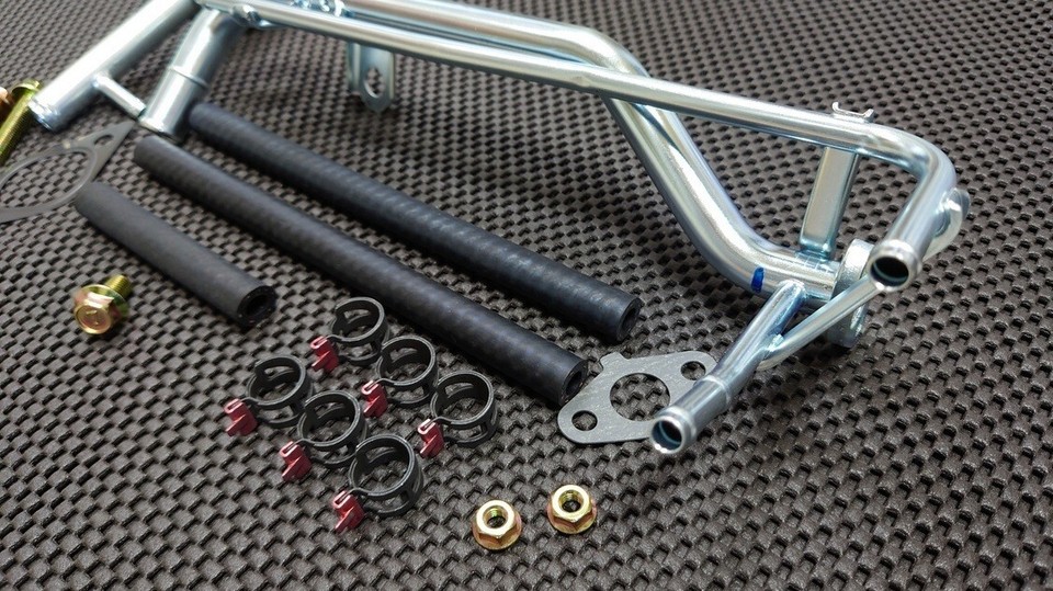 TOYOTA AE86 Trueno Levin Water Bypass Pipe with Hoses Bands Gaskets ...