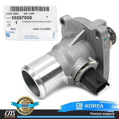 GENUINE Engine Coolant Thermostat Housing 09-14 Aveo G3 Cruze Sonic OEM ...