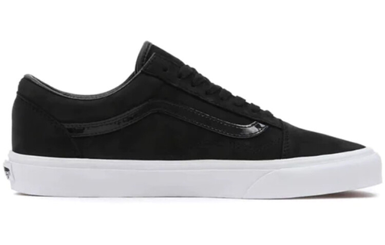 Vans Unisex Old Skool Trainers / Matte Shine Black True White / RRP £75 ...