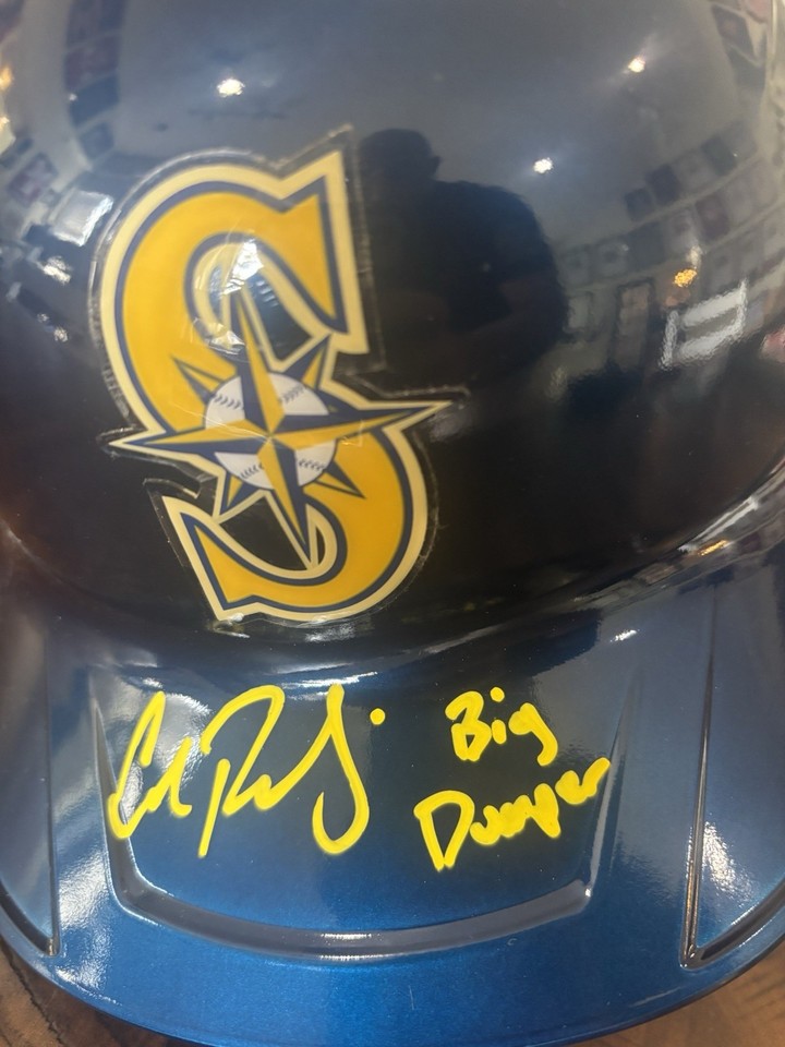 Cal Raleigh Autograph "The Big Dumper" Signed Authentic Helmet Seattle ...