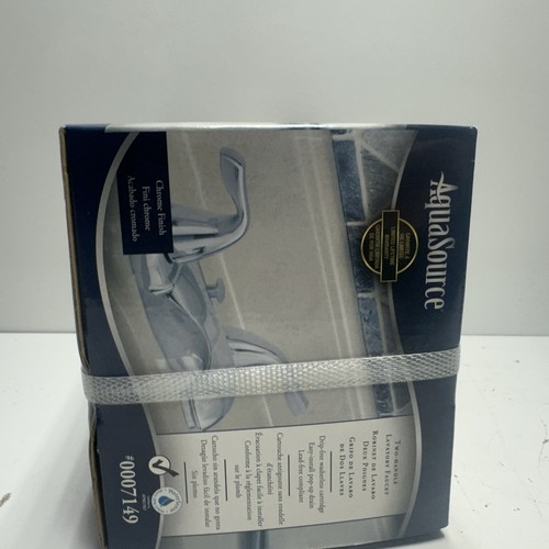 AQUASOURCE Chrome Finish 4" Centerset Mount Bathroom Faucet #0007149 Brand New | eBay