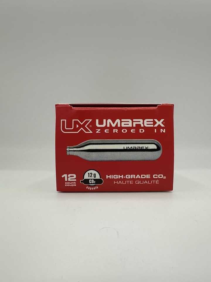 Umarex Ultra Power 12g Lubricated CO2 Cartridges 12 pieces Universal ...
