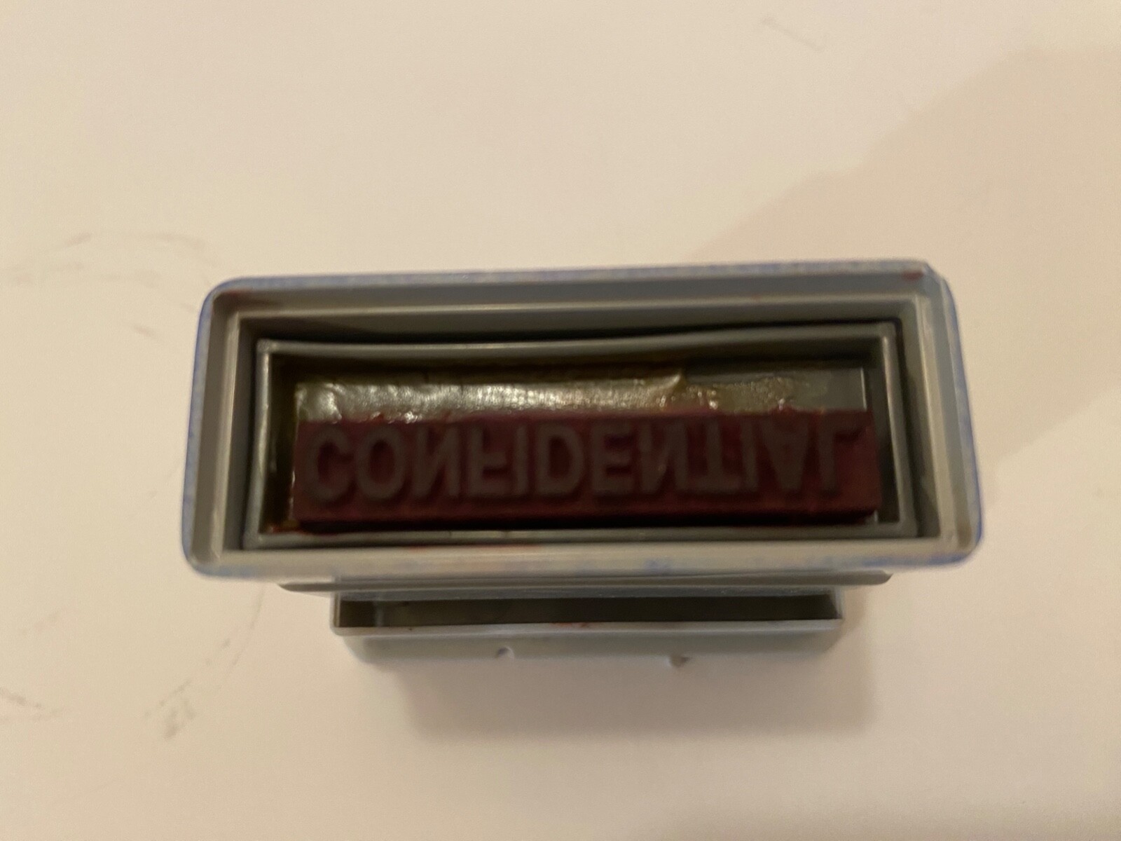 Confidential Stamp Red Needs Ink Pad. | eBay