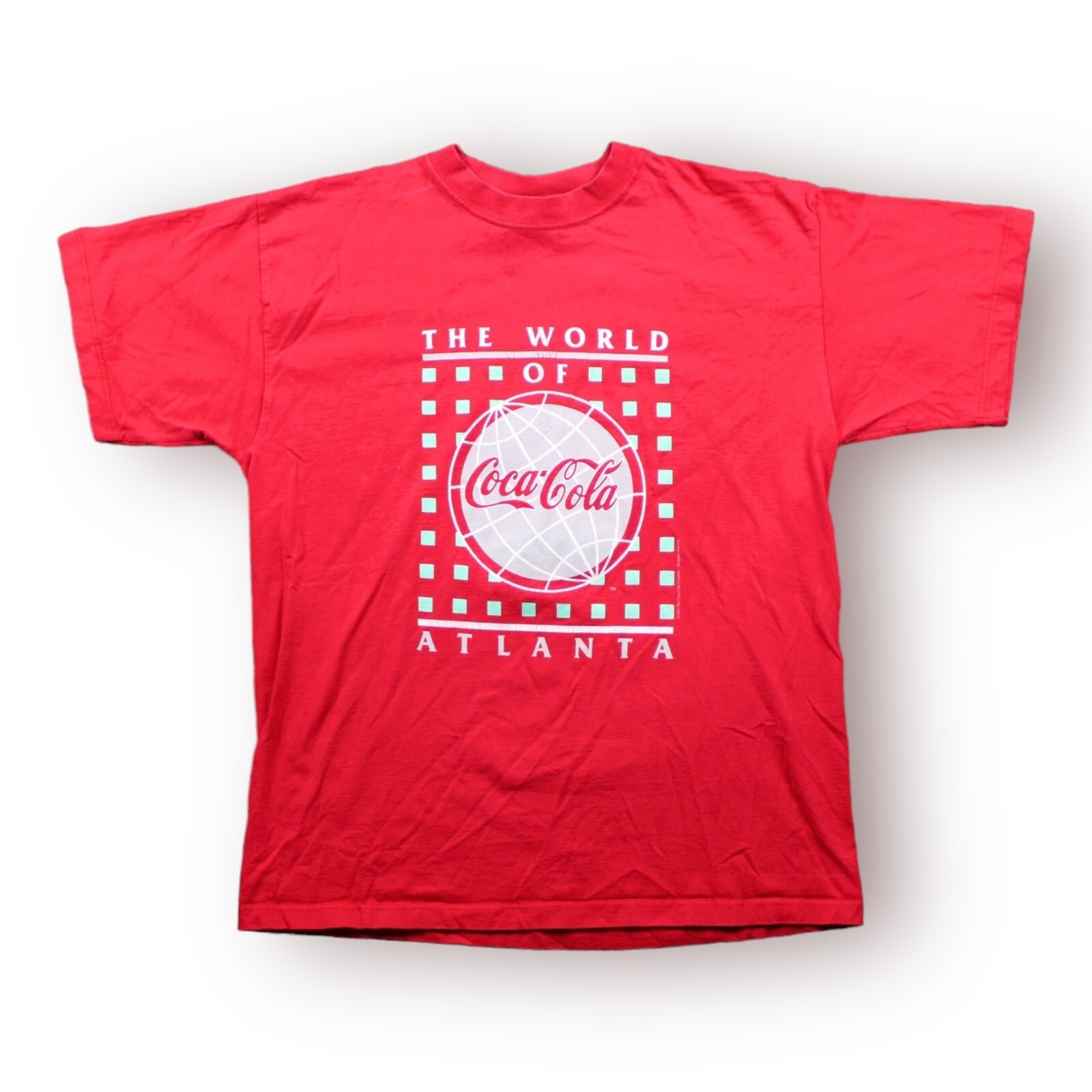 Coca-Cola Coke 1991 The World of Coke Atlanta Soda T-… - Gem