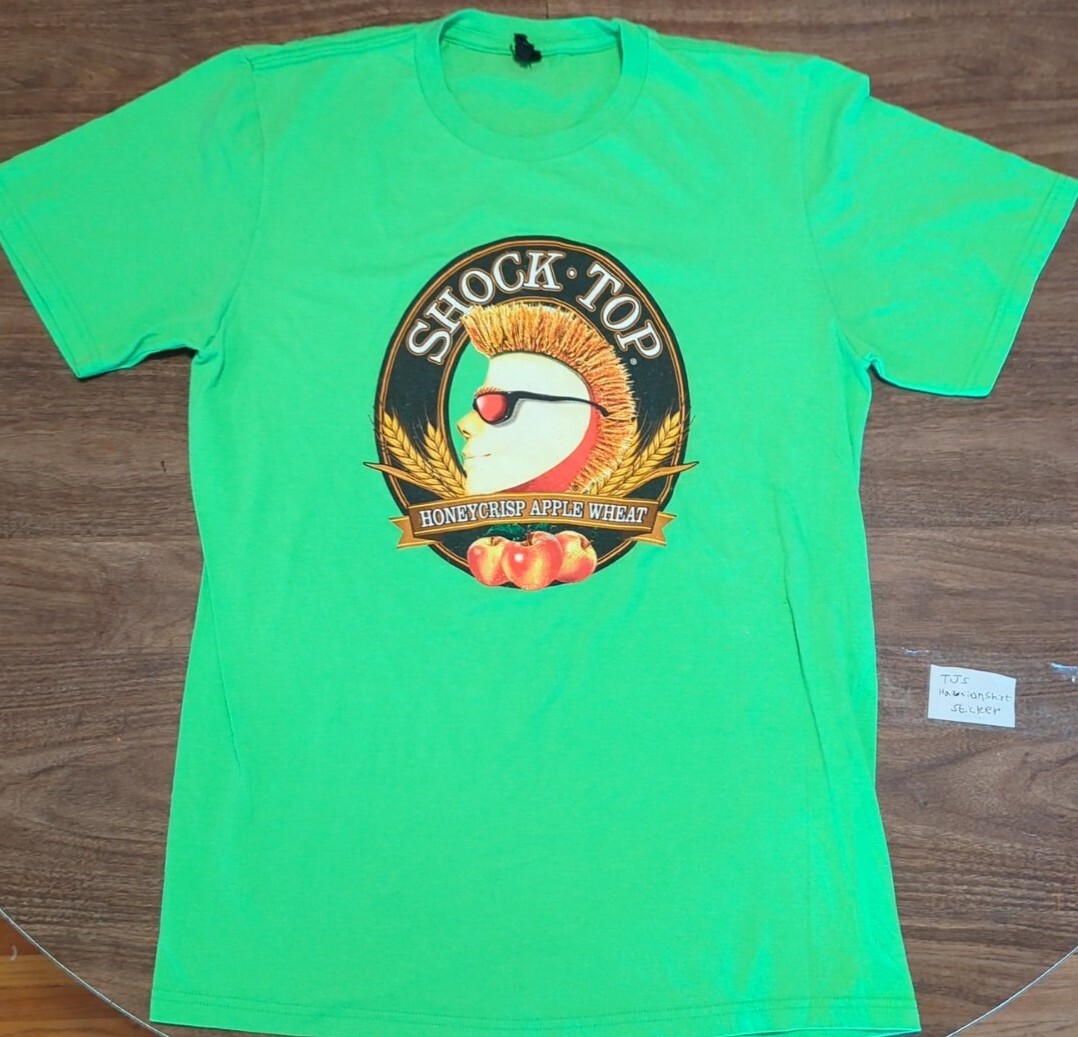 Shock Top Honey crisp Apple Wheat Beer Neon Green Med… - Gem