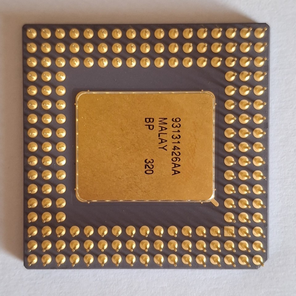 Intel 486 Classic CPU: Intel 486 SX 25 MHz Prozessor - A80486SX-25 ...