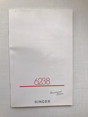 SINGER 6238 Bicentennial Edition Manual | eBay Australia
