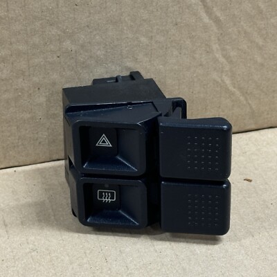 87-93 Mustang Hazard Rear Defrost Switch Dash Bezel Defroster Switches ...