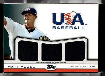 2011 TOPPS USA BASEBALL TRIPLE /240 JERSEY RELIC MATT VOGEL | eBay