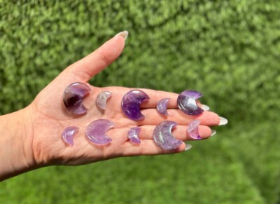 AMETHYST Crystal Moons, WHOLESALE PRICES, Crystals in Moon shape Best ...