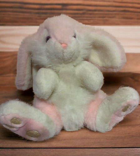 Vintage 90s Rabbit Pink Fluffy Bunny Big Feet 12 Inches Plush | eBay