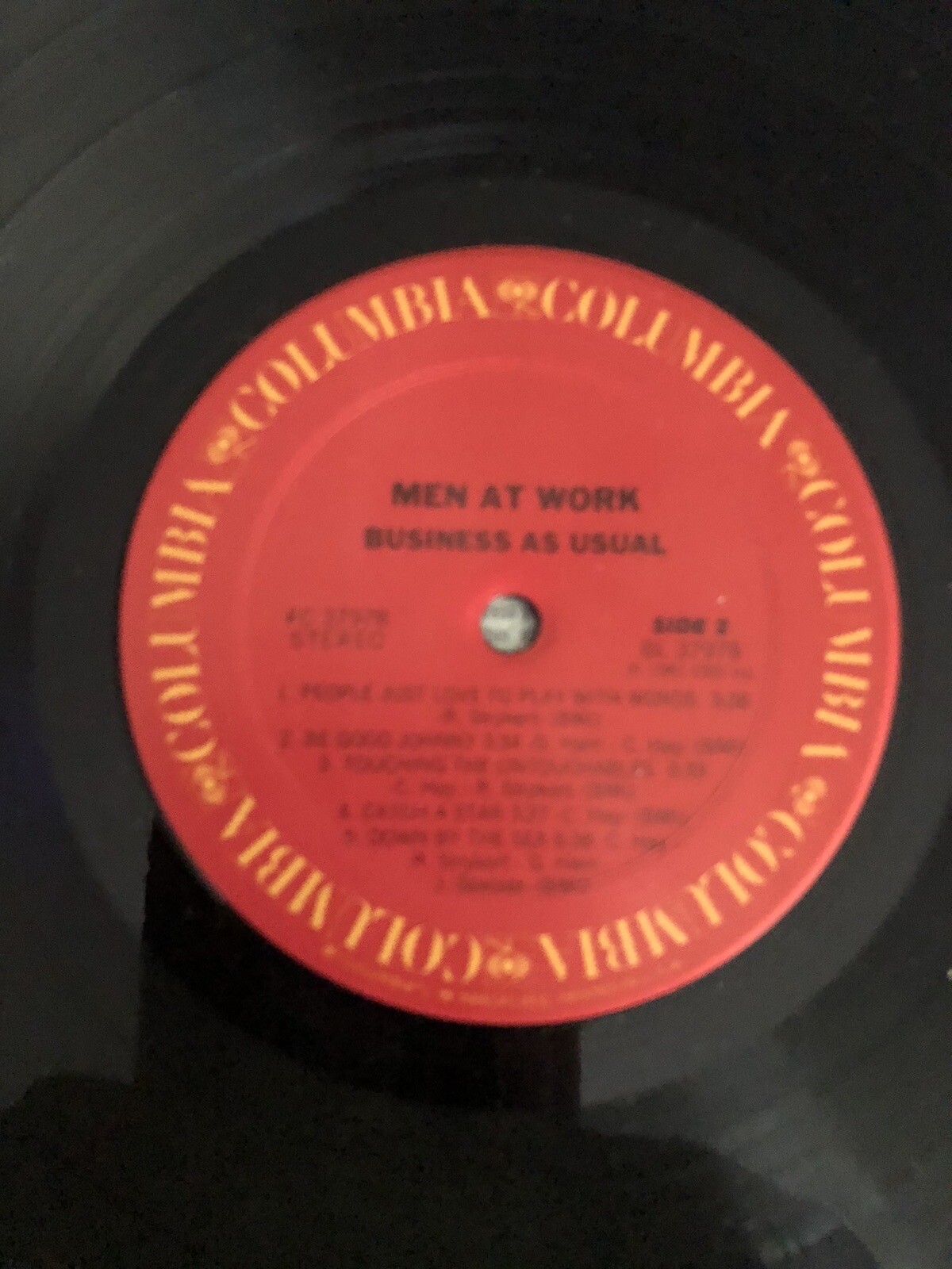 Men at Work"Business as Usual"vinyl 33RPM (VG) | eBay