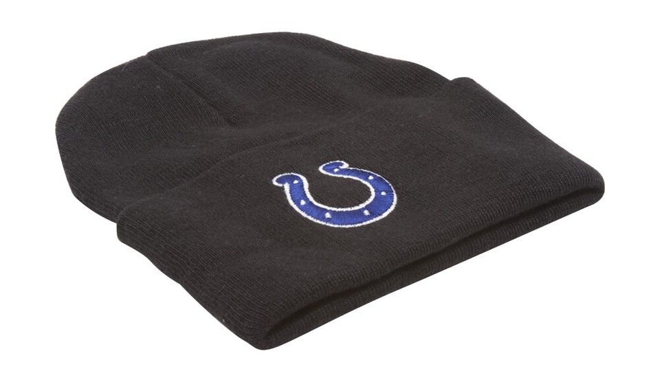 NFL Cuff Beanie Indianapolis Colts - Black | eBay