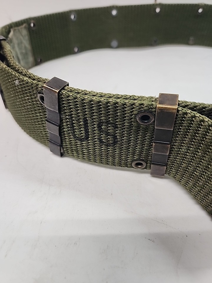USGI Military LC2 Nylon Web Pistol Belt - Size ? Medium/large Plastic ...
