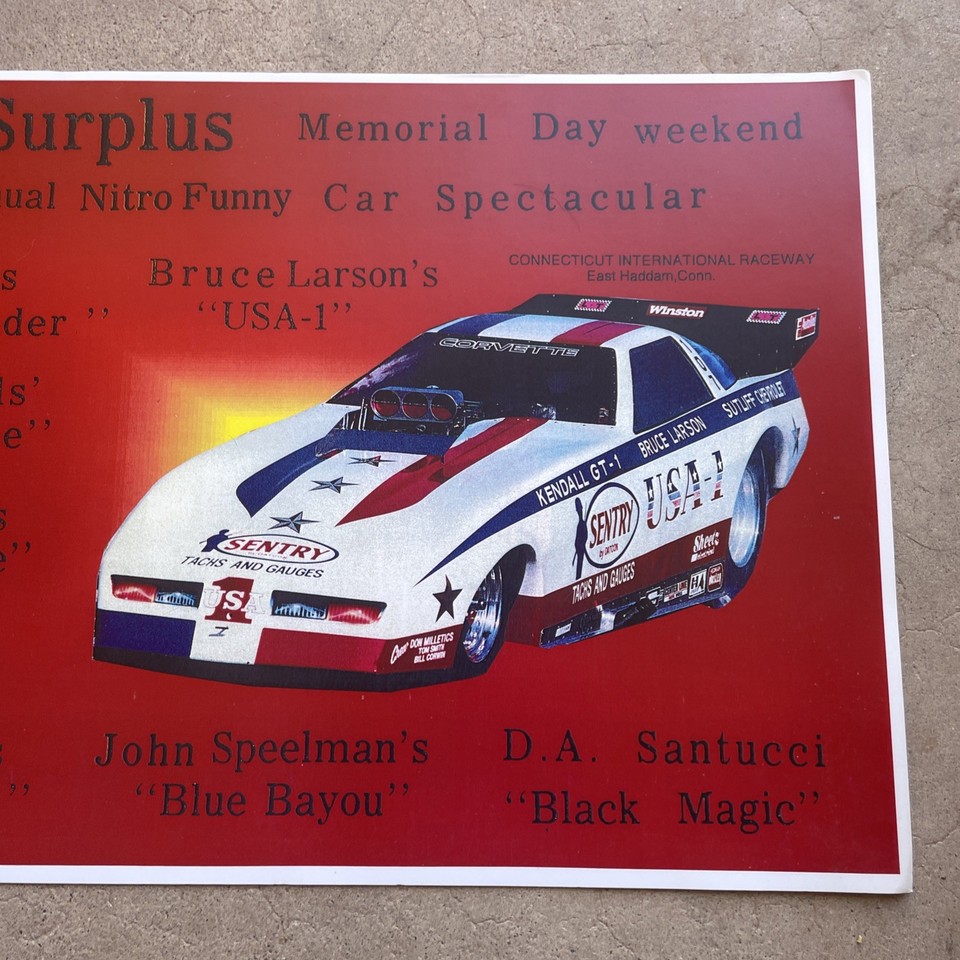 Vintage Drag Racing Bruce Larson, Al Hannah-Connecticut Intl. Raceway ...