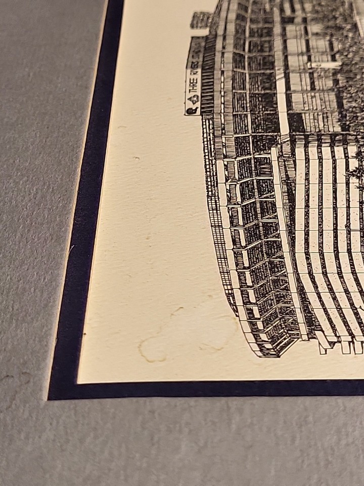 Nevin Robinson Studio Signed Art Print Of Three Rivers Stadium "For ...