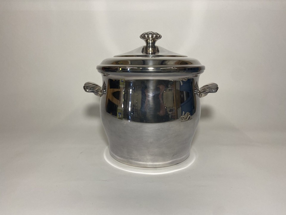WM Rogers & Son Paul Revere 3027 Silver Plate Lidded Ice Bucket with ...