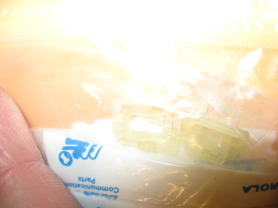 Lotto O 8 OEM Motorola Radio Minitor 4 IV Fermo Reset Stivale Gomma #X ...